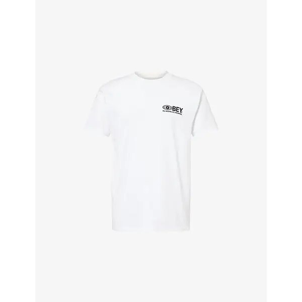Obey All Seeing Short-sleeve Cotton T-shirt