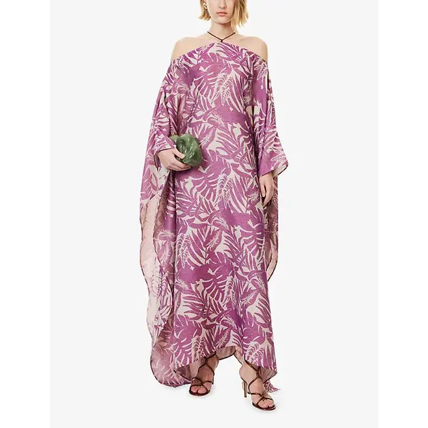 TALLER MARMO Woven Tropical Kaftan
