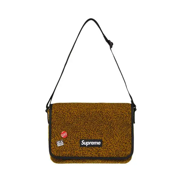 Supreme Velvet Small Messenger Bag - Tan
