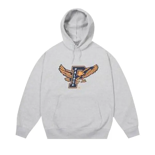 PALACE Eagles Hooded Sweatshirt - Grey
