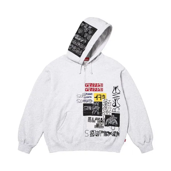 Supreme 176 Zip Up Hooded Sweatshirt
