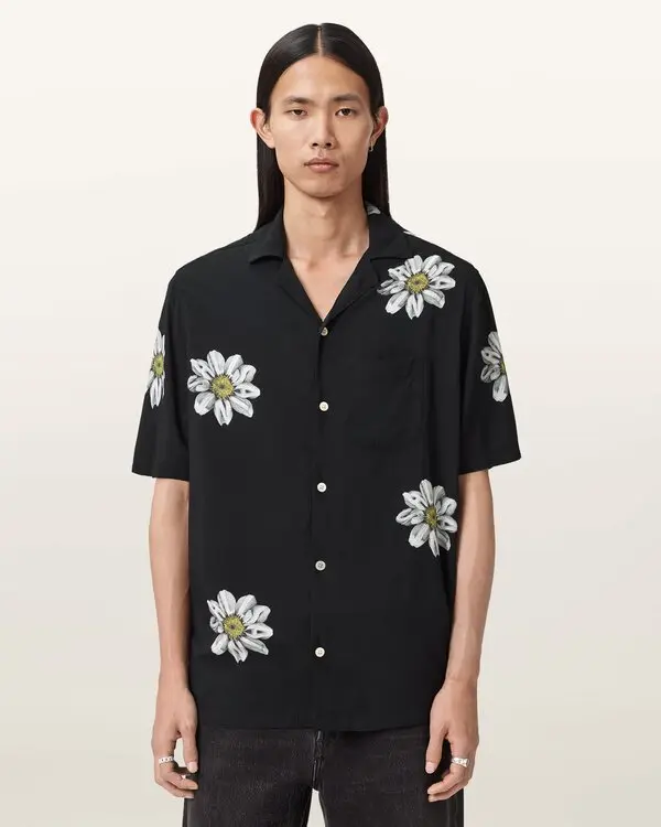 ALLSAINTS Petal Short Sleeve Shirt