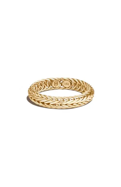 John Hardy Kami Chain Ring 4.5mm - Gold