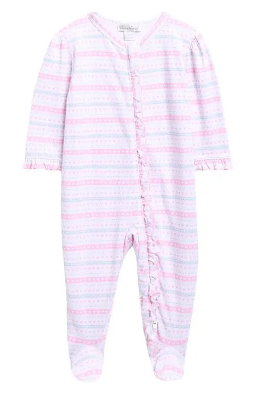 KISSY KISSY Ruffle Pima Cotton Footie