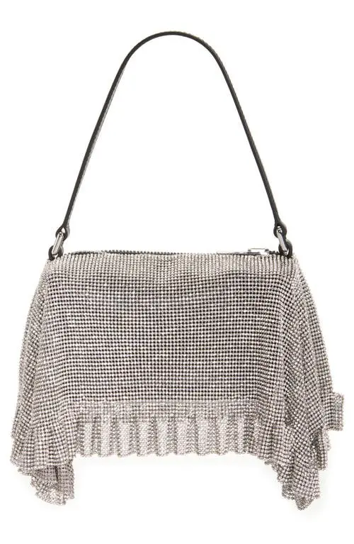 Alexander Wang Divina Crystal Mesh Pochette - Silver