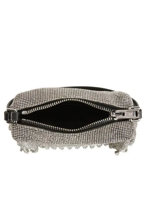 Alexander Wang Divina Crystal Mesh Pochette - Silver