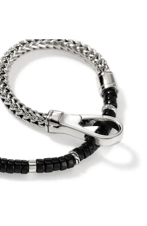 John Hardy Heishi Chain Bracelet - Treated Black Onyx