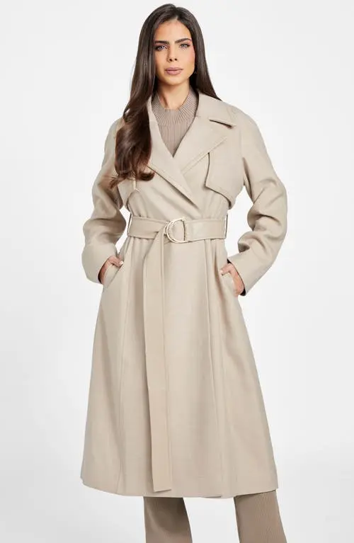 MARCIANO Belted Longline Trench Coat