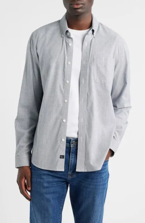 Rails Vance Stripe Cotton Blend Button-down Shirt