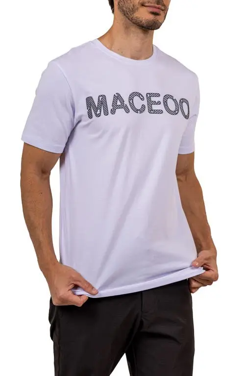 MACEOO Logo Cotton Graphic T-shirt