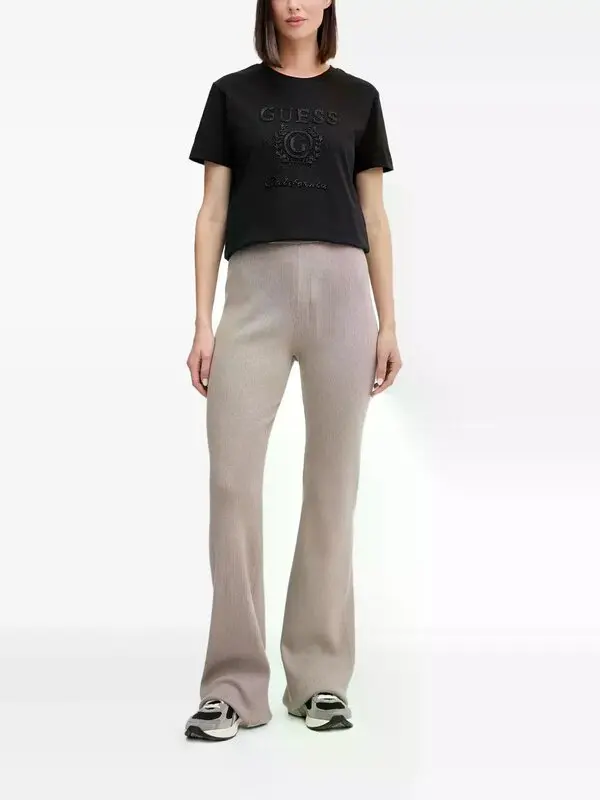 Guess Logo-detail Ribbed Trousers