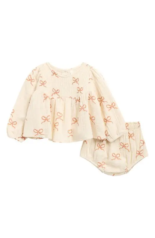 QUINCY MAE Sophia Cotton Top & Bloomers Set