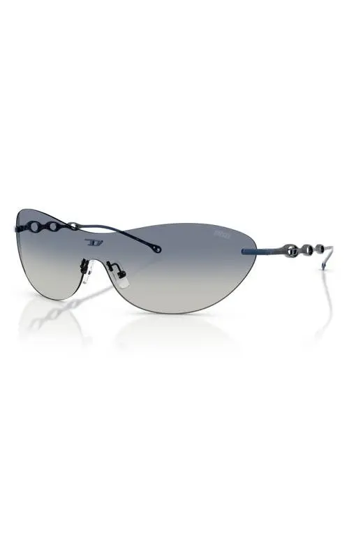 DIESEL® 135mm Gradient Oval Shield Sunglasses
