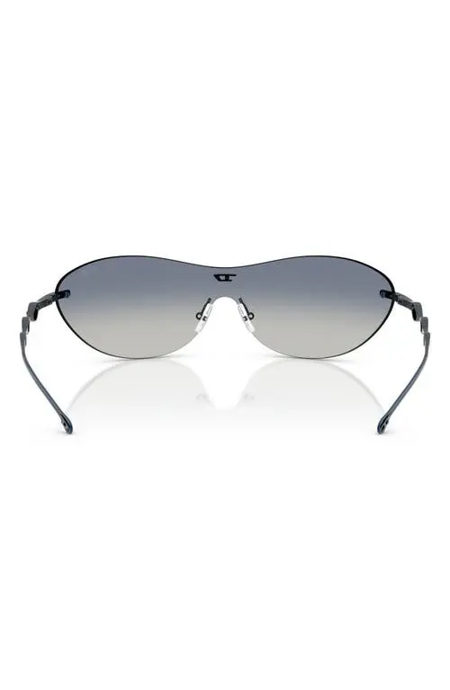 DIESEL® 135mm Gradient Oval Shield Sunglasses