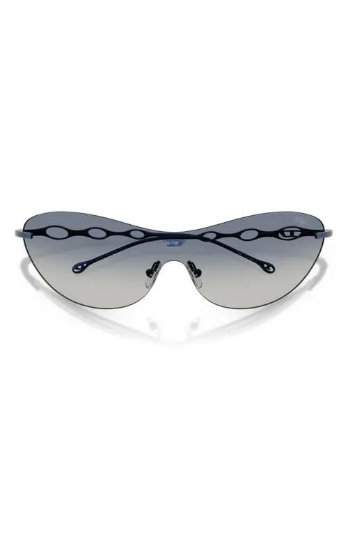 DIESEL® 135mm Gradient Oval Shield Sunglasses