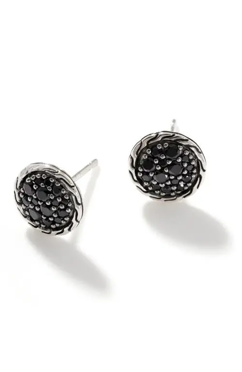 John Hardy Essentials Stud Earrings - Black