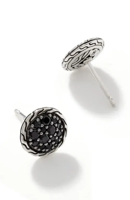 John Hardy Essentials Stud Earrings - Black