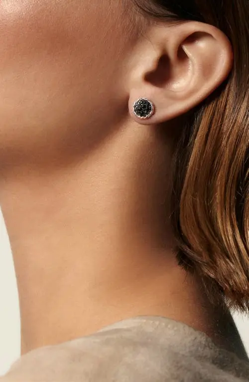 John Hardy Essentials Stud Earrings - Black