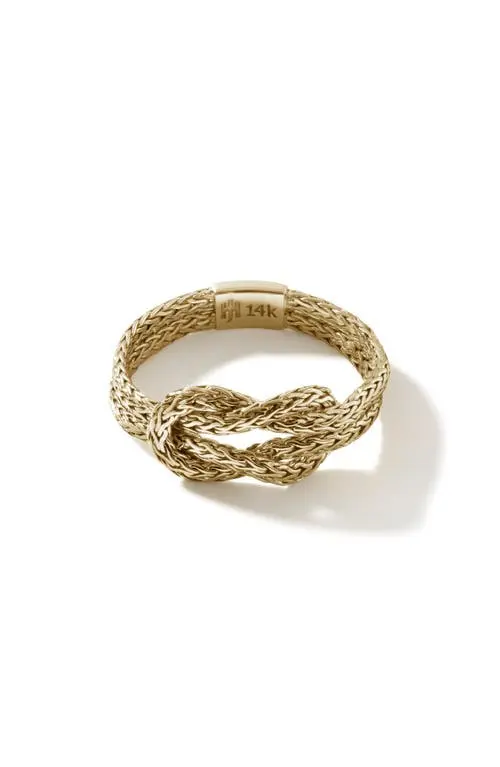 John Hardy Love Knot Ring - Gold
