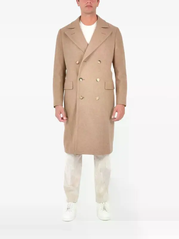 Boglioli Wool Double-breasted Coat