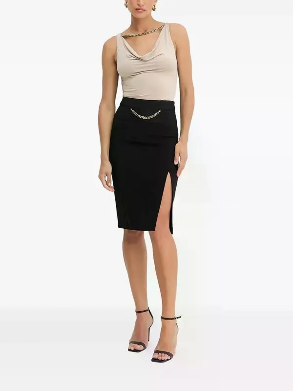 MARCIANO Chain Slit Skirt