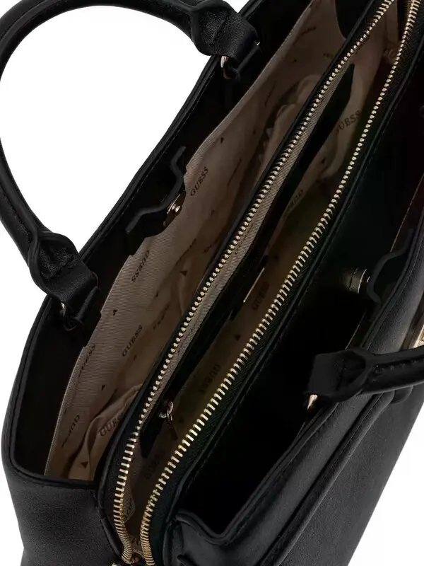 Guess Logo Detail Tote - Black