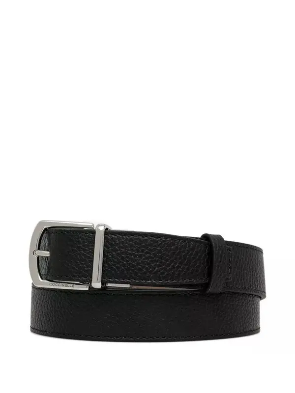 COCCINELLE Grained Reversible Belt - Neutrals
