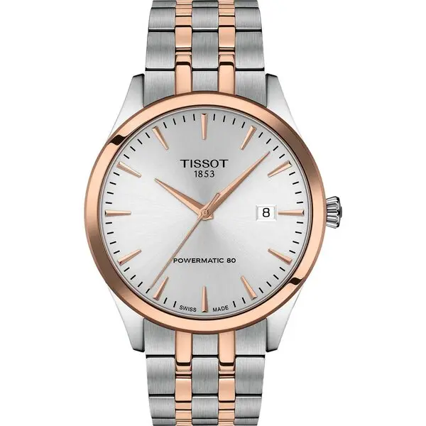 TISSOT Classic Dream Powermatic 80 Two-tone Bracelet Watch