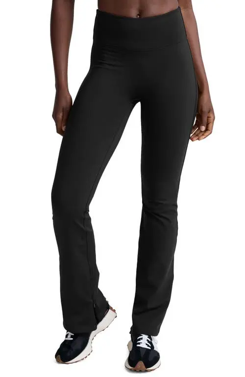 Beyond Yoga Pacer Fleece Bootcut Pants - Black