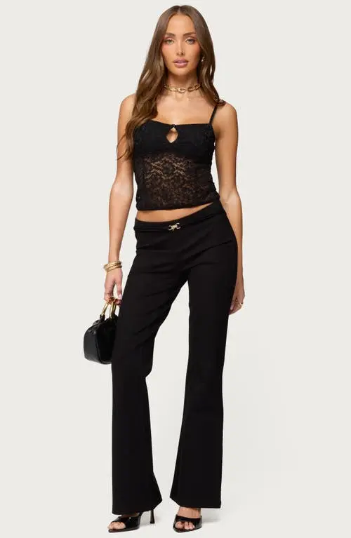 EDIKTED Lace Crop Camisole