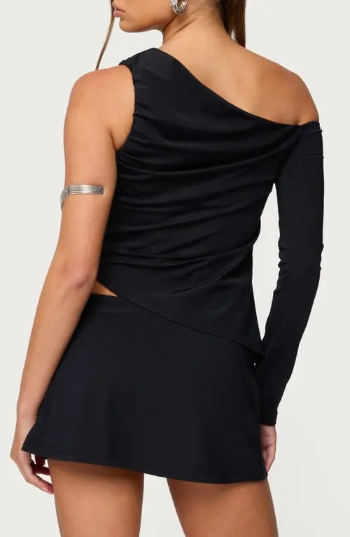 EDIKTED Lucretia Asymmetric Top - Black