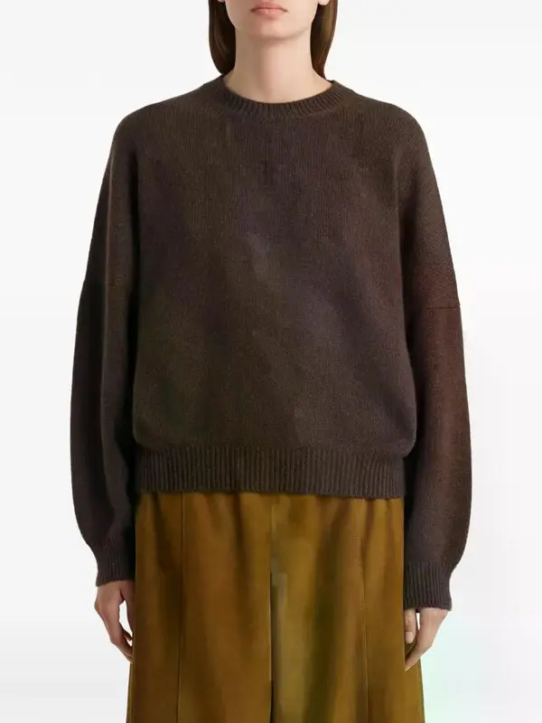 Khaite Margaux Sweater - Brown