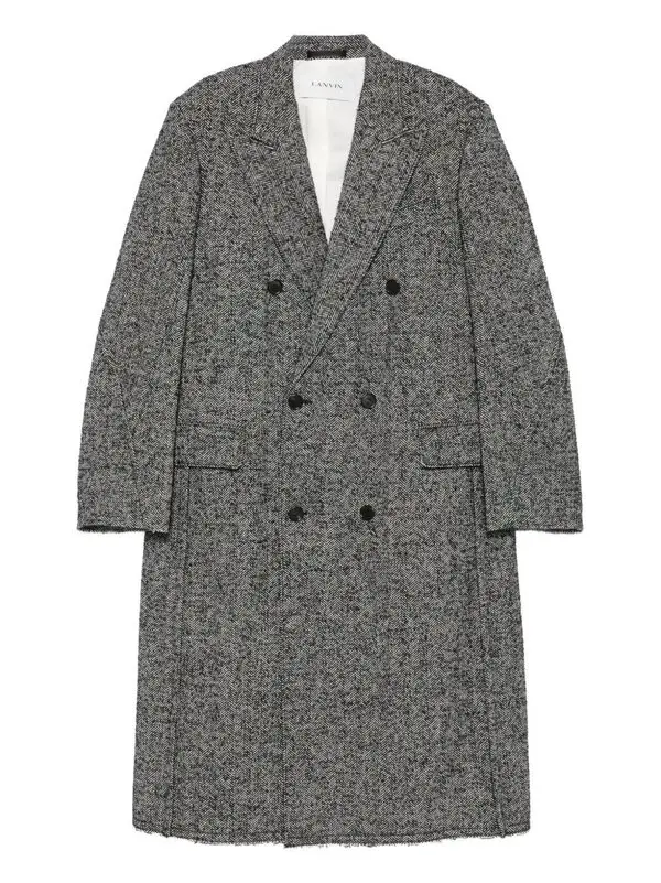 LANVIN Tailored Double-breasted Coat
