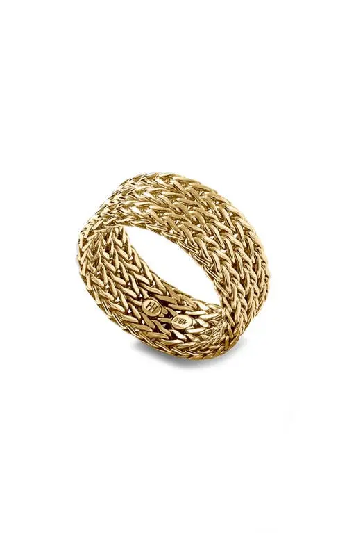 John Hardy Rata Chain Wide Ring