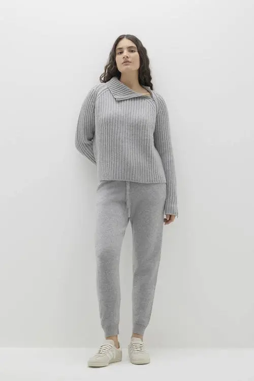 Naked Cashmere Aryana Cashmere Turtleneck Sweater - Shadow Heather