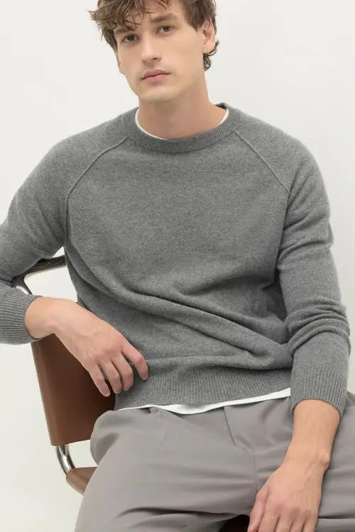 Naked Cashmere Lorenzo Cashmere Crewneck - Thunder