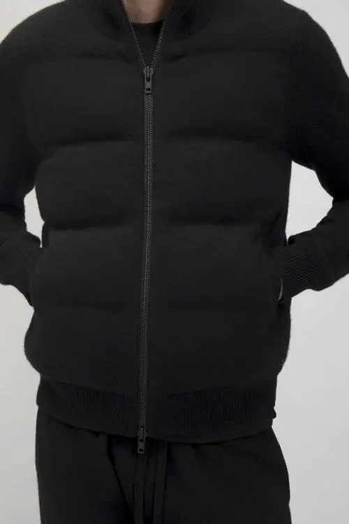 Naked Cashmere Didier Cashmere Puffer Jacket - Black