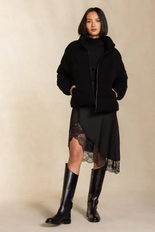 Naked Cashmere Cashmere Puffer Jacket - Black