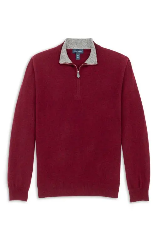 Scott Barber Cashmere Half Zip Pullover