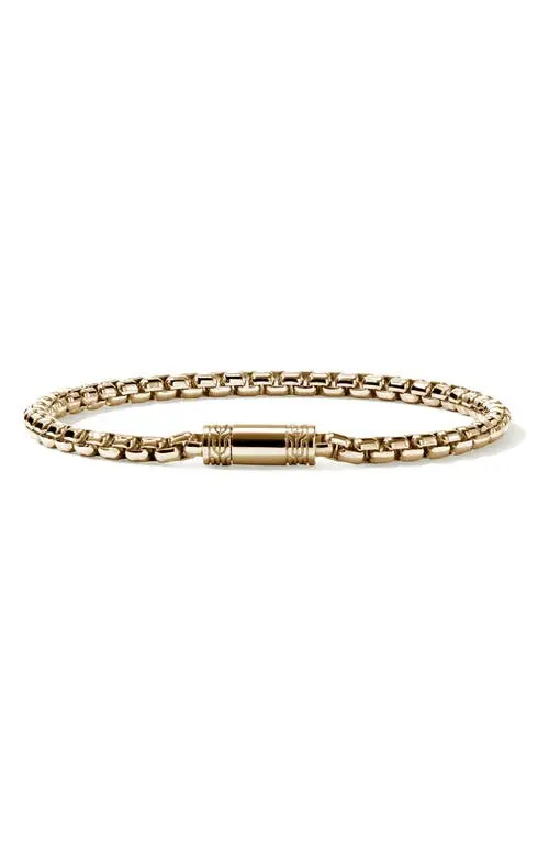 John Hardy Box Chain Bracelet - Gold