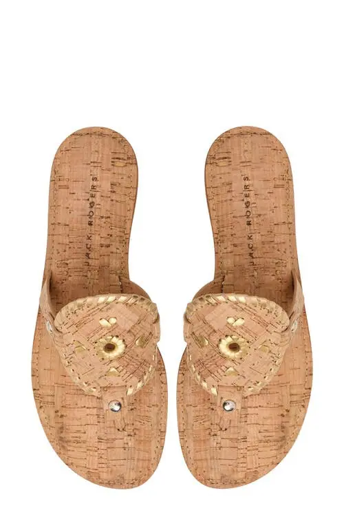 Jack Rogers Collins Sandal - Cork/gold