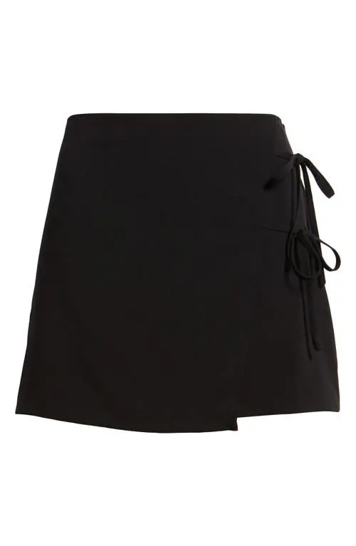 Bp. Tie Faux Wrap Skort