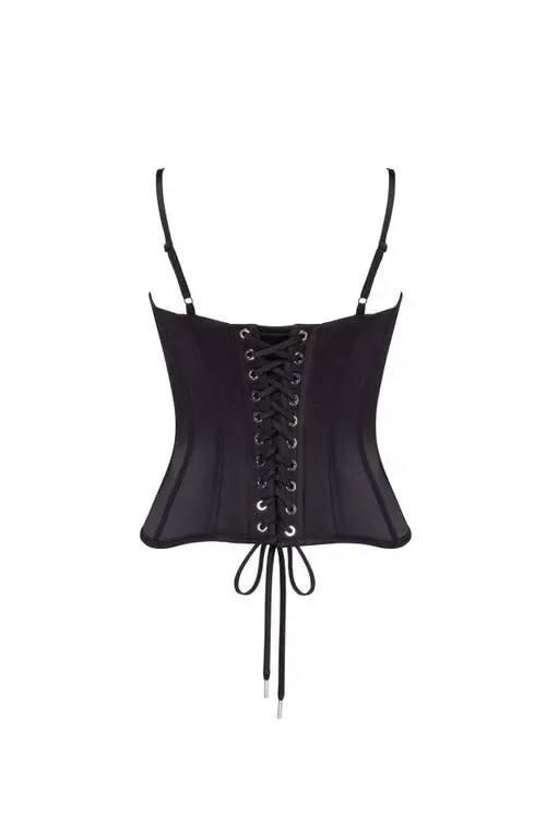 MILLA Obsidian Lace Corset