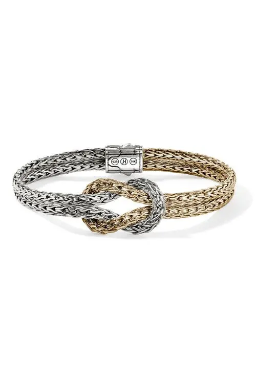 John Hardy Love Knot Bracelet - Silver/gold