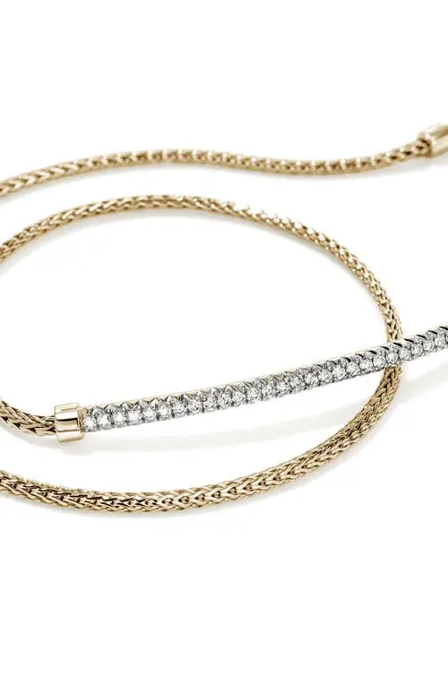 John Hardy Jh Essential Pavé Wrap Bracelet