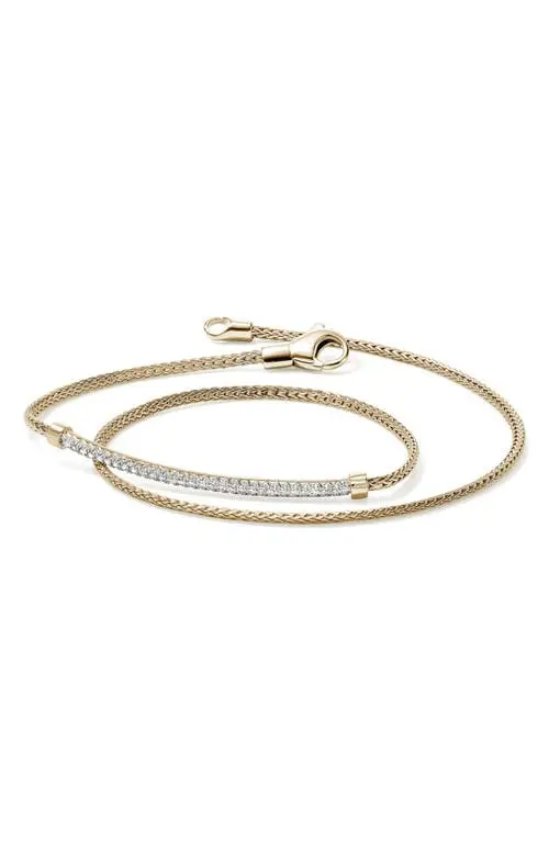 John Hardy Jh Essential Pavé Wrap Bracelet