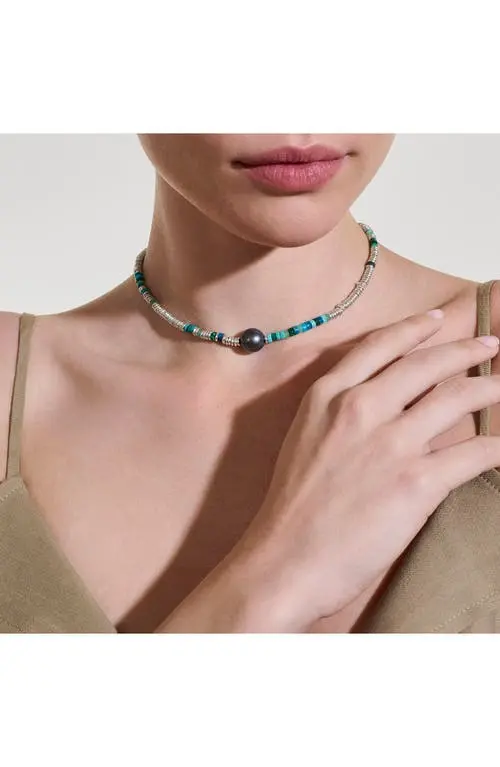 John Hardy Heishi Pearl & Bead Necklace