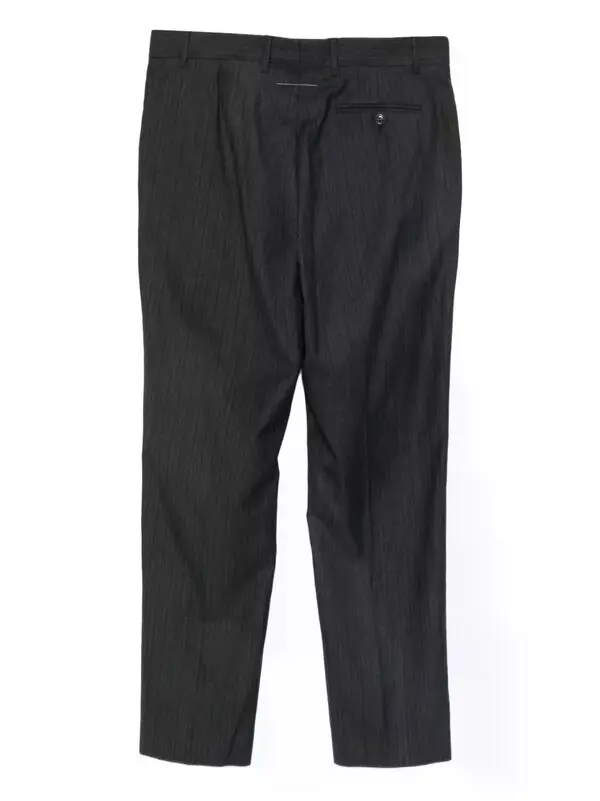 MAISON MARGIELA Tailored Pinstripe Trousers - Blue