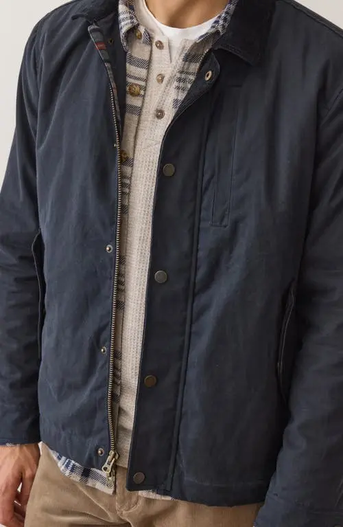 Marine Layer Waxed Canvas Barn Jacket