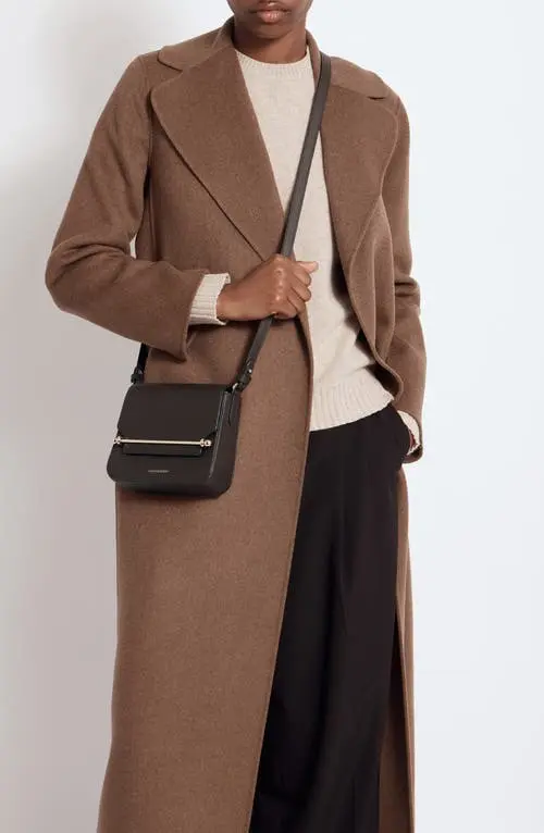 Strathberry Mini Ace Leather Crossbody Bag